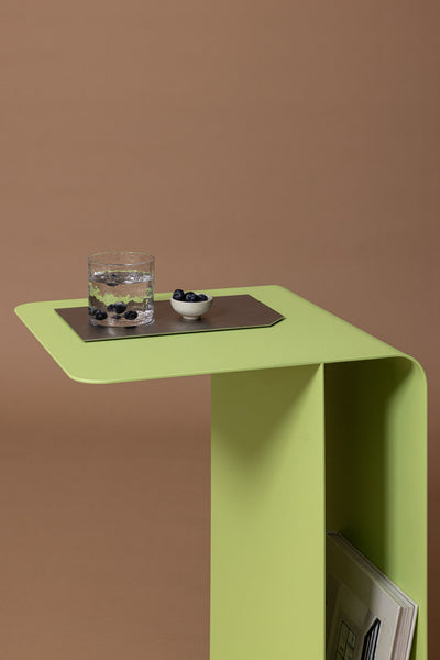 Versatile 2-in-1 Metal Side Table 'Cosmo'