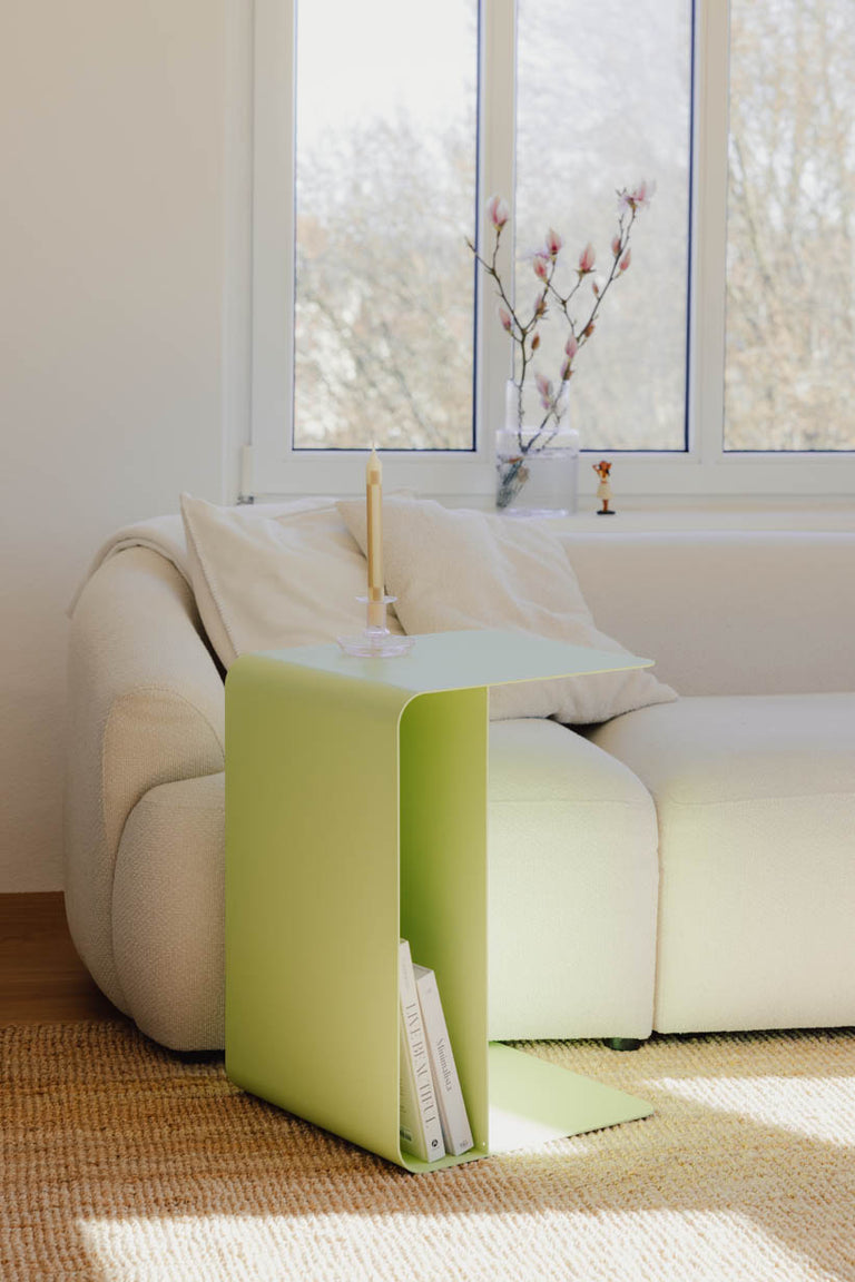 Versatile 2-in-1 Metal Side Table 'Cosmo'