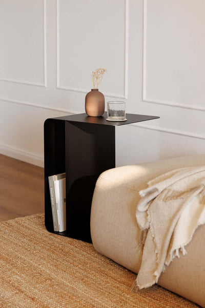 Versatile 2-in-1 Metal Side Table 'Cosmo'