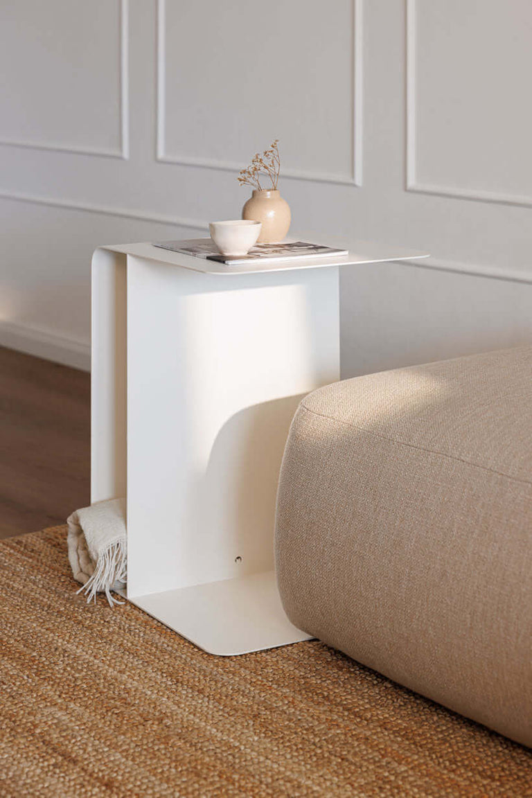 Versatile 2-in-1 Metal Side Table 'Cosmo'