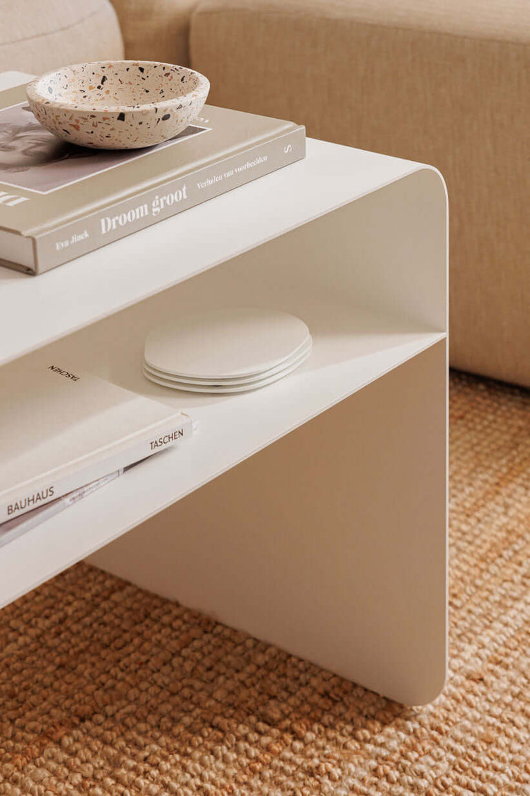 Versatile 2-in-1 Metal Side Table 'Cosmo'