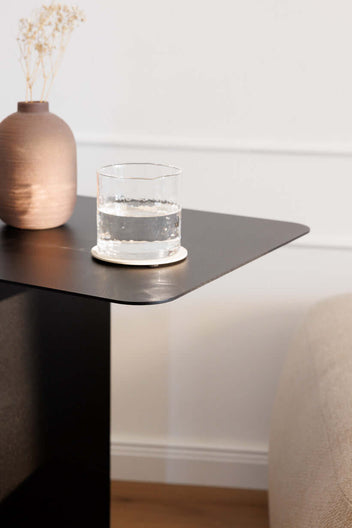 Versatile 2-in-1 Metal Side Table 'Cosmo'