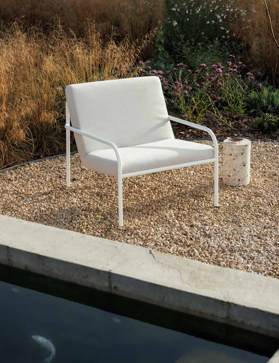 Outdoor Lounge-Sessel DIEGO aus hochwertigem Edelstahl