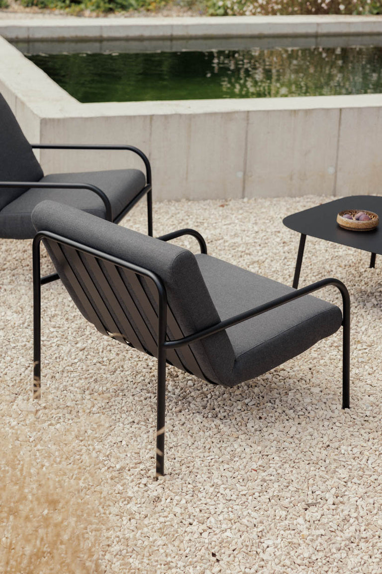 Outdoor Lounge-Sessel DIEGO aus hochwertigem Edelstahl